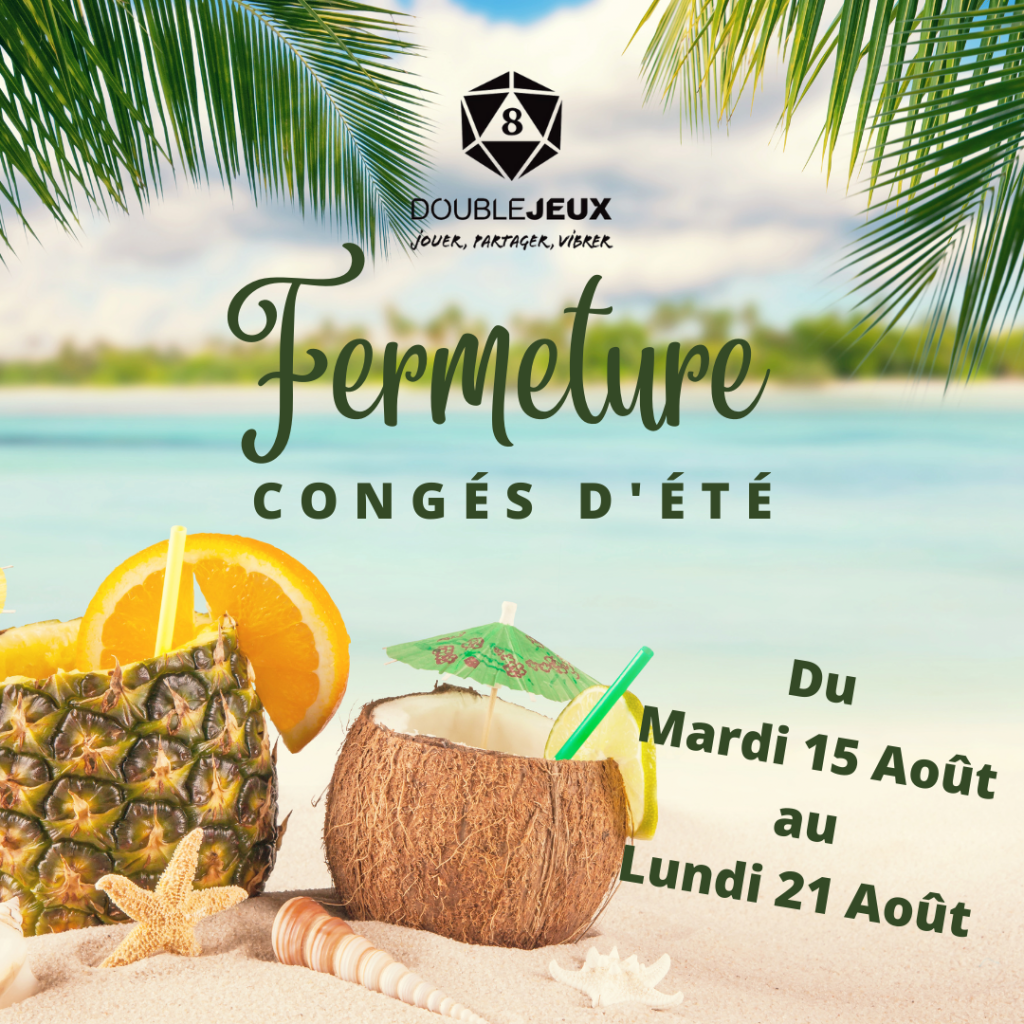 Congés d’été cette semaine